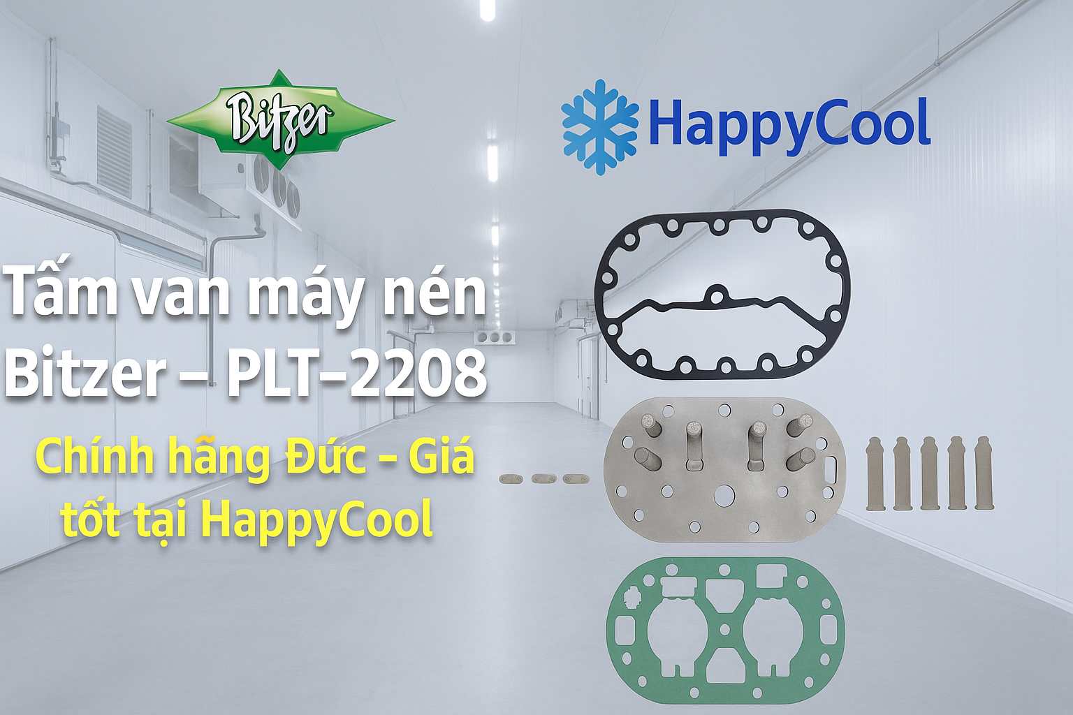 Tấm van máy nén Bitzer PLT-2208 | Giá tốt tại HappyCool